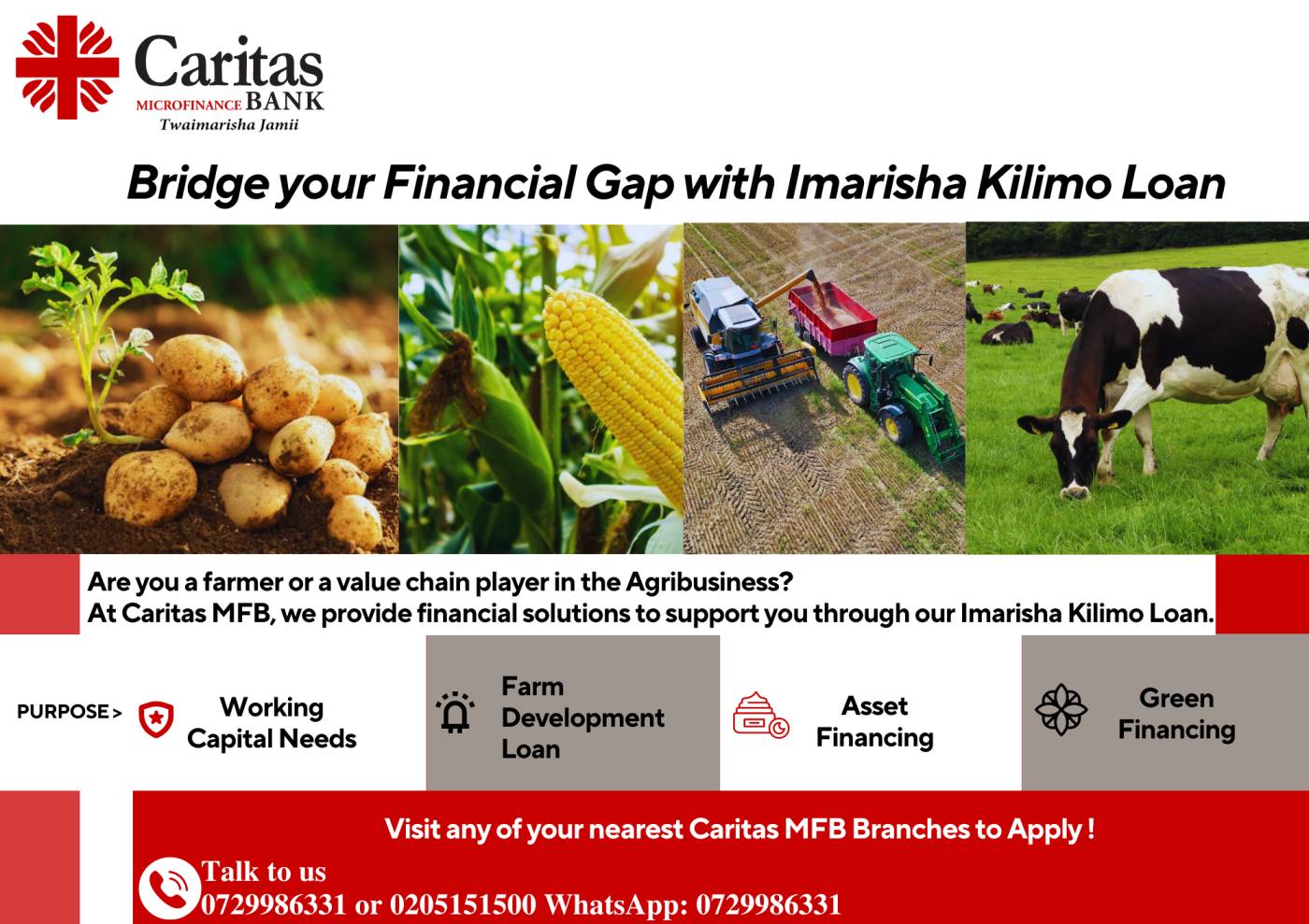 Imarisha Kilimo Loan – Caritas MFB